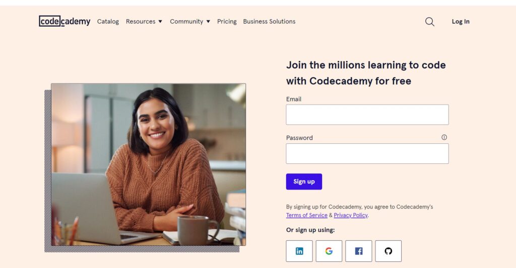 Codecademy Hero Design Example – Draftss