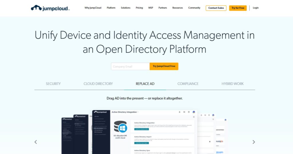 Jumpcloud Hero Design Example – Draftss