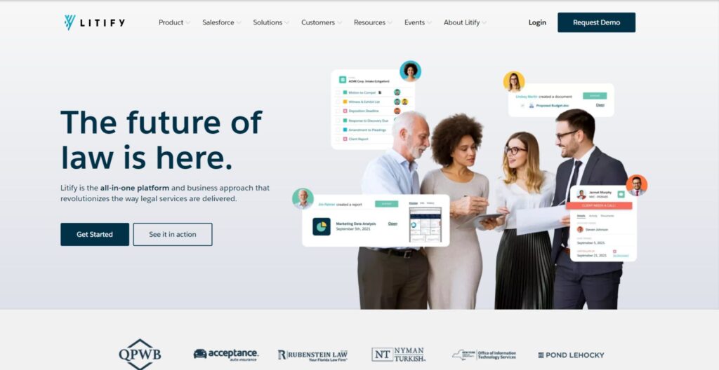 Litify Hero Design Example – Draftss