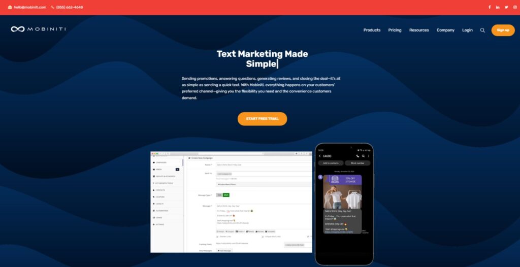 Mobiniti Hero Design Example – Draftss