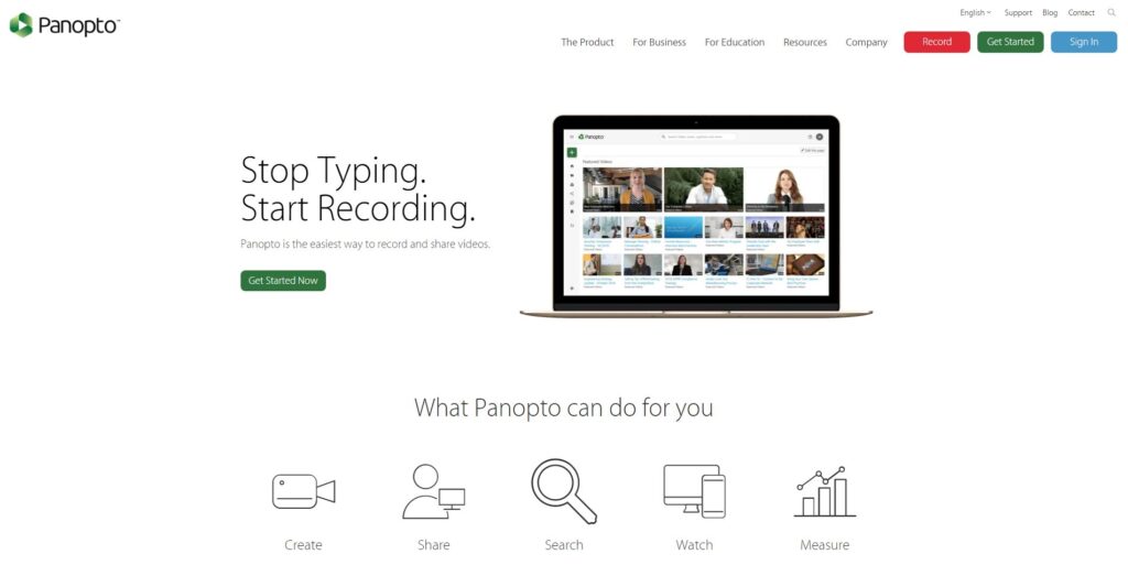 Panopto Hero Design Example – Draftss