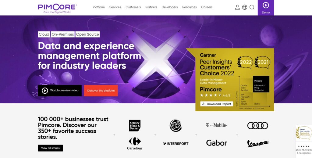 Pimcore Hero Design Example – Draftss