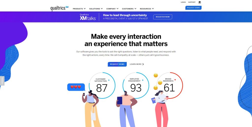 Qualitrics Hero Design Example – Draftss