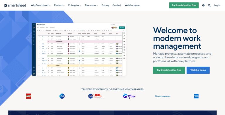 Smartsheet Hero Design Example – Draftss