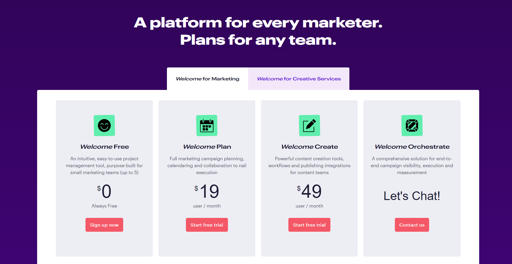 Welcome Software Pricing Page Designs Example – Draftss