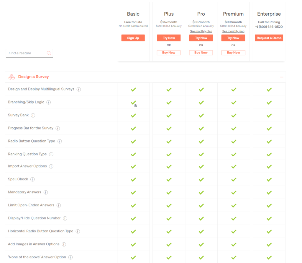 SoGo Survey Pricing Page Designs Example – Draftss