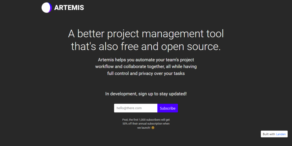 Project Management Tool Website Review: Artemis App - Draftss